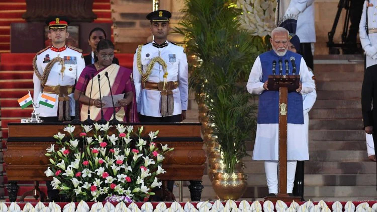Modi makes history: Takes oath as PM for third time | India Writes